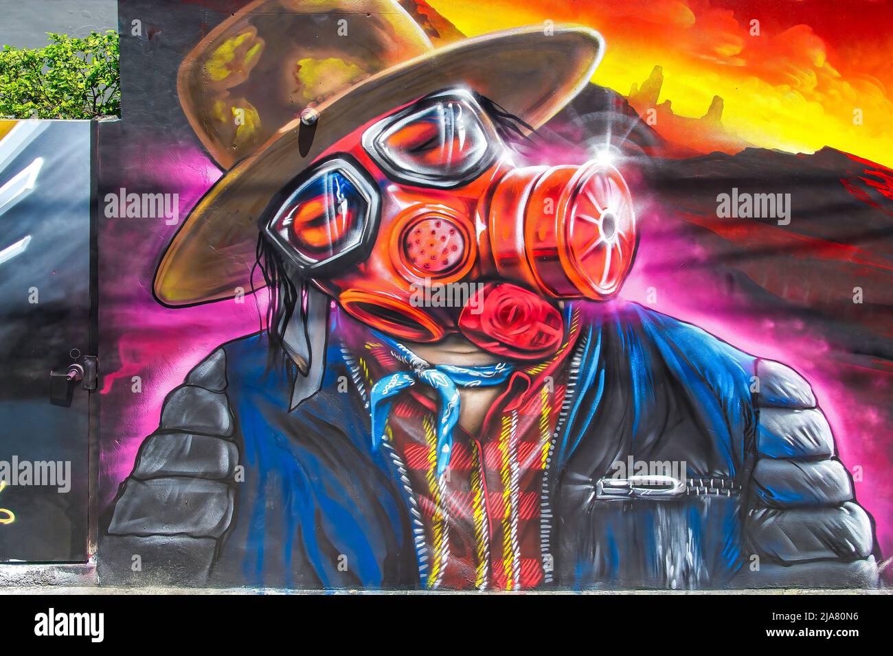 Graffiti Gas Mask Sketches