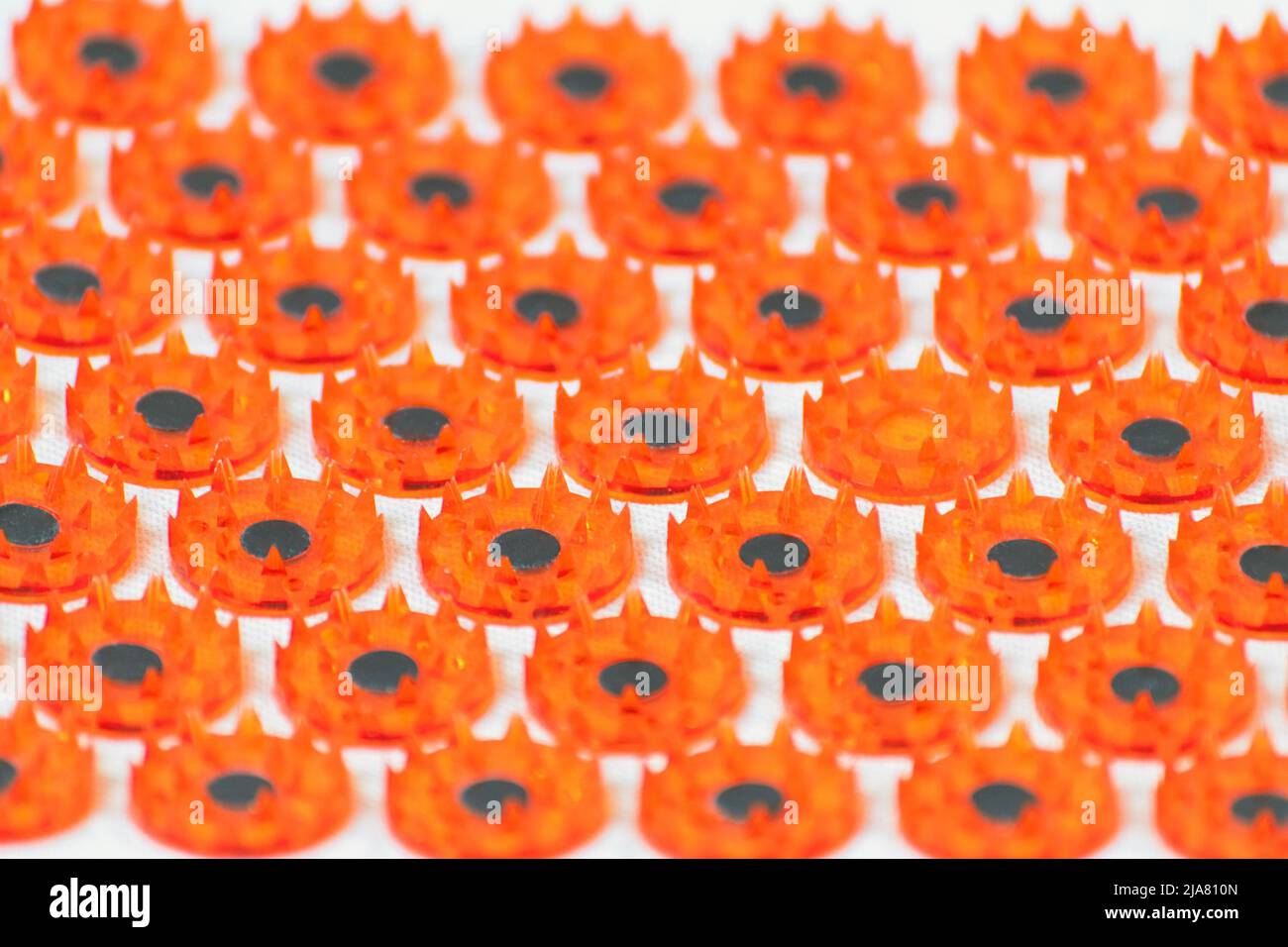 The Massage acupuncture mat, applicator Stock Photo - Alamy