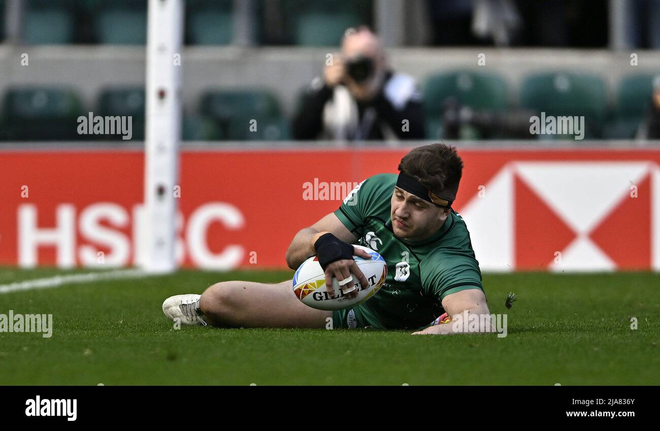 Twickenham. United Kingdom. 28 May 2022. London HSBC world rugby sevens ...