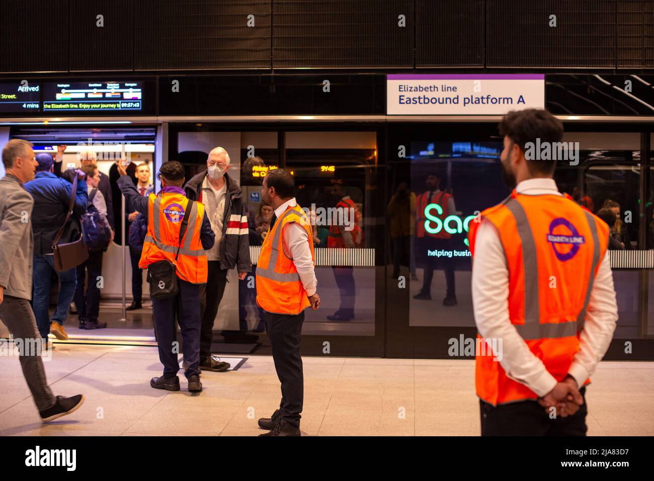 Elizabeth Line opening Stock Photo - Alamy