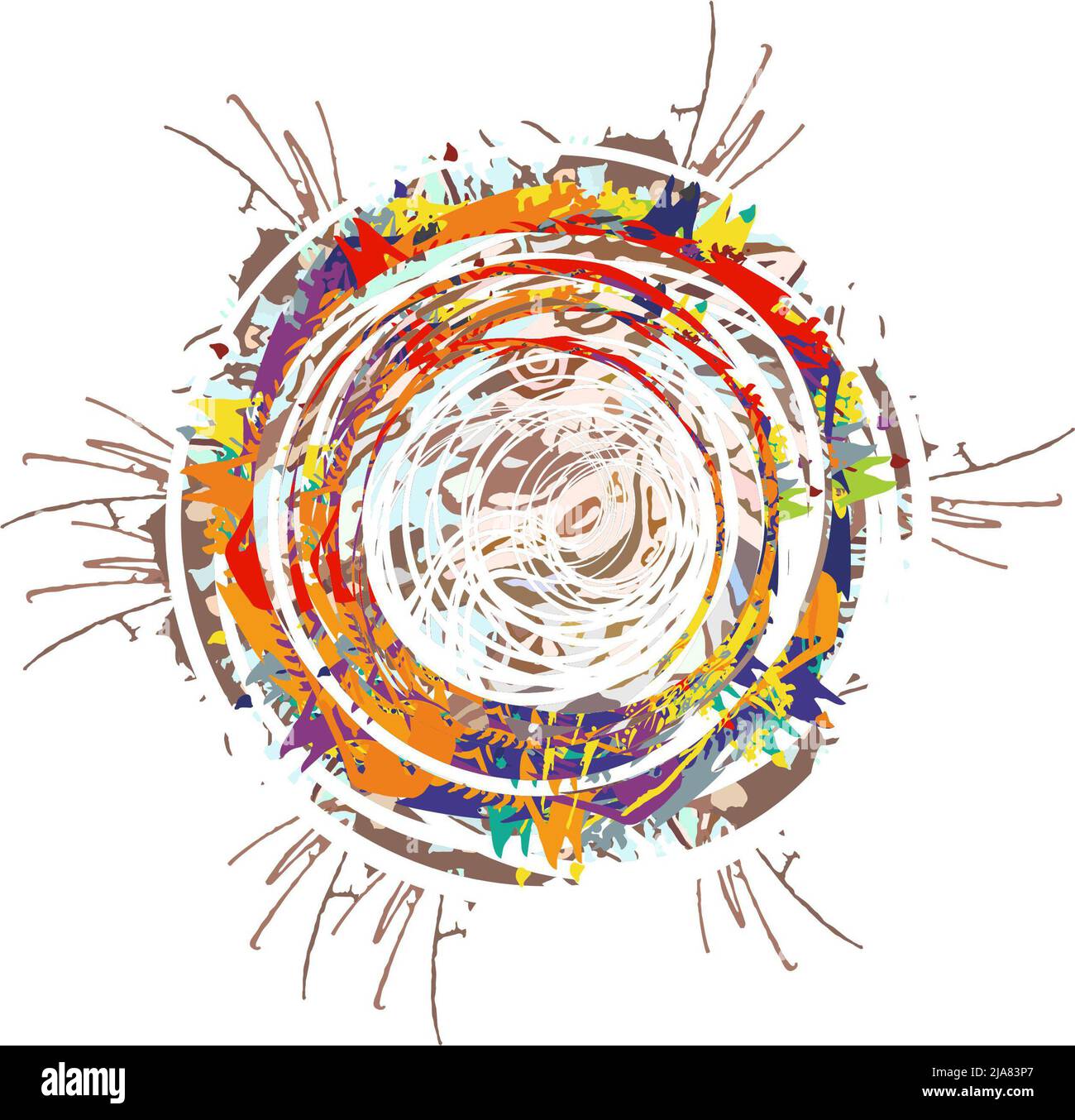 Interweaving of lines hi-res stock photography and images - Alamy