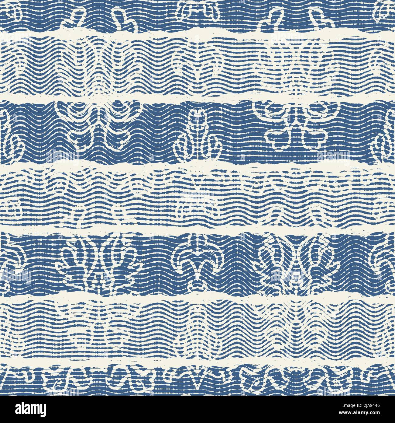 Delicate french lace effect seamless stripe pattern. Ornate provence ...