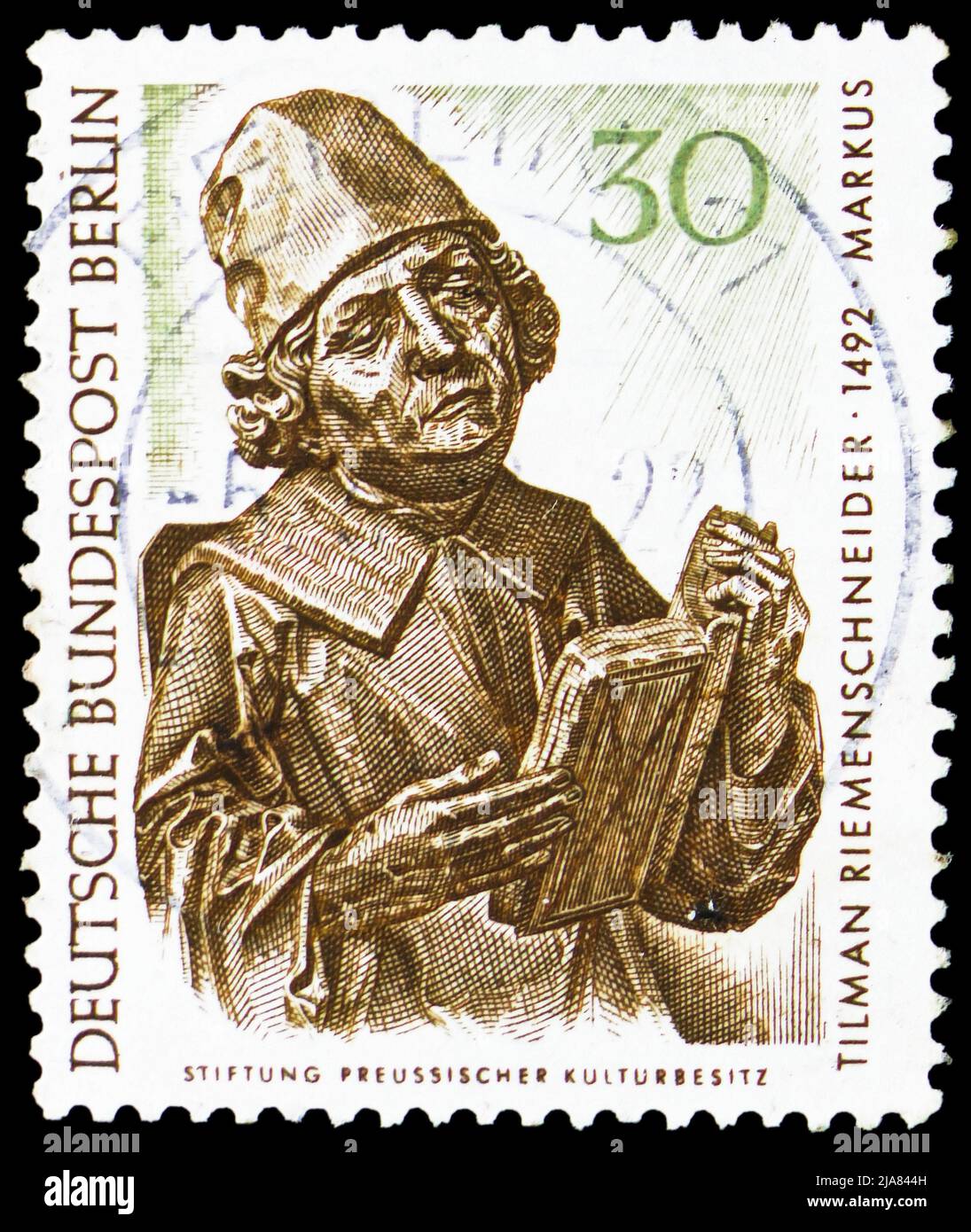 MOSCOW, RUSSIA - MAY 14, 2022: Postage stamp printed in Germany shows ...
