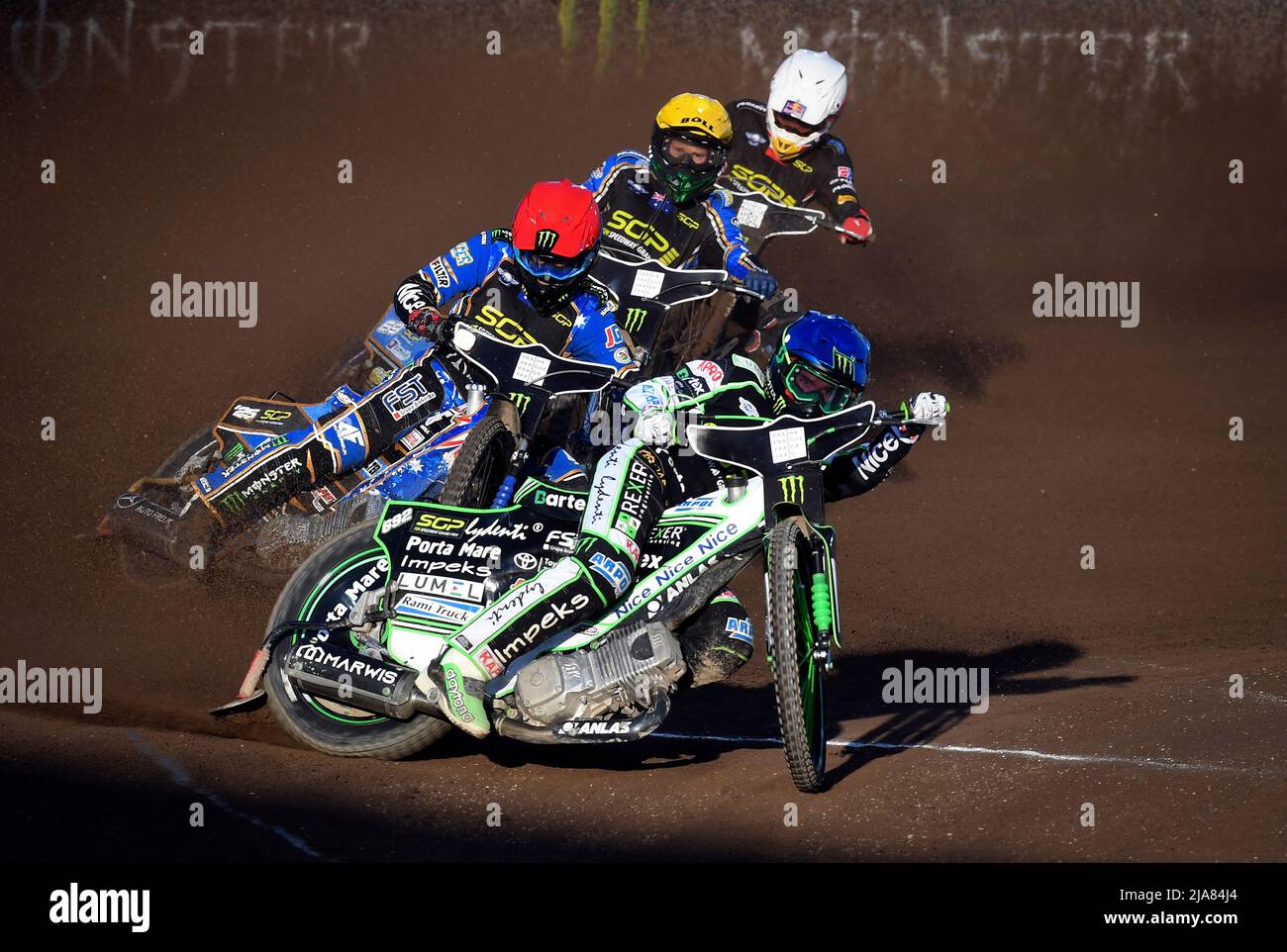 Marketa Stadium, Prague. 28th May, 2022. From left Patryk Dudek of ...
