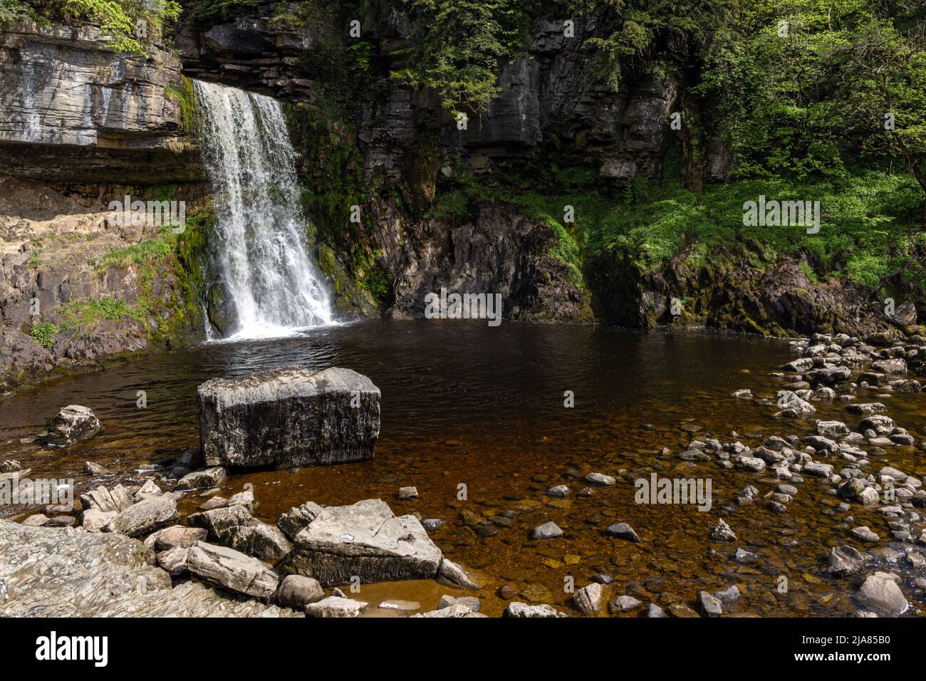 Thornton Force is one of the most spectacular waterfalls seen on the ...