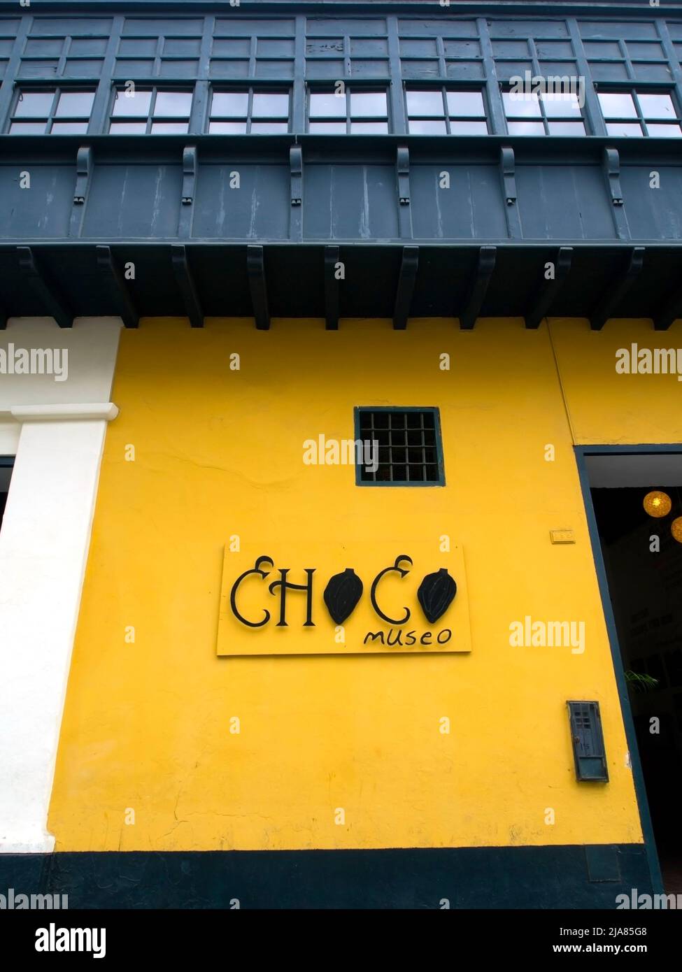 Peruvian Chocolate museum building, "Choco Museo", in a XVII century ...