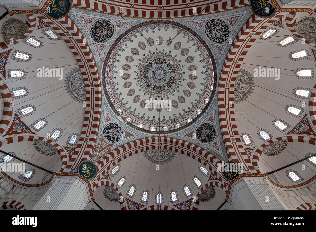 The Sehzade Mosque Complex in Fatih district of Istanbul, Turkey Stock ...