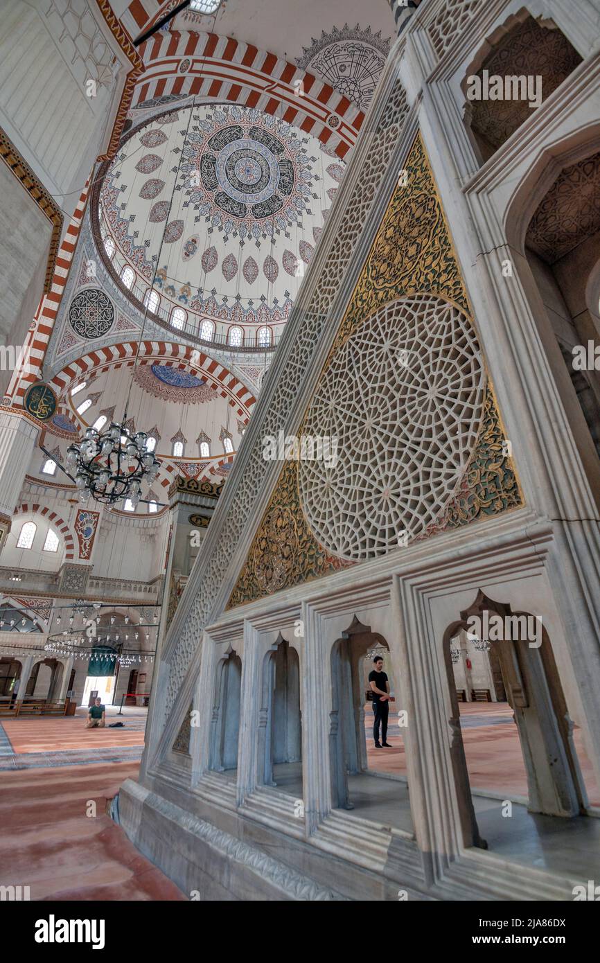 The Sehzade Mosque Complex in Fatih district of Istanbul, Turkey Stock ...