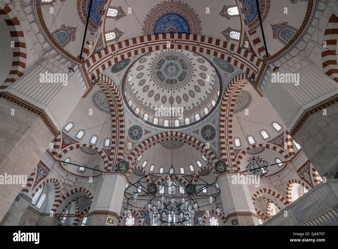 The Sehzade Mosque Complex in Fatih district of Istanbul, Turkey Stock ...