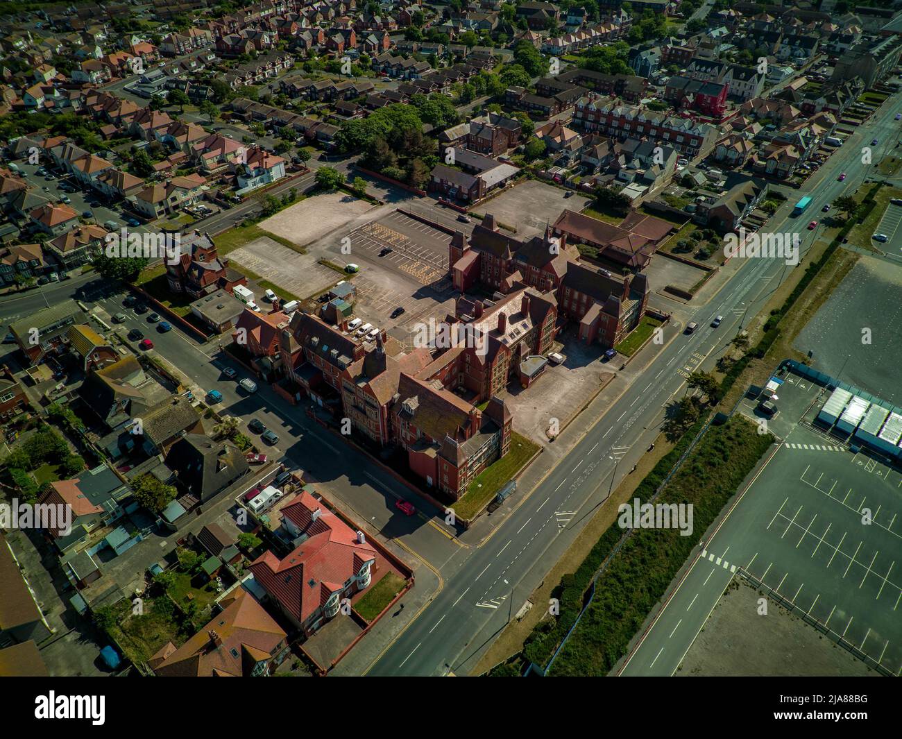 Royal alexandra hospital outpatients department drone aerial hi-res ...