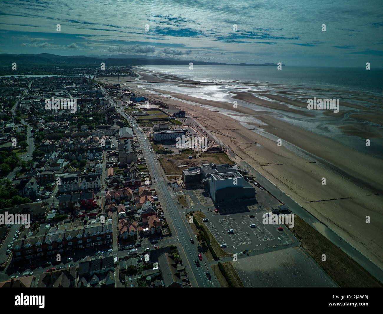 Rhyl Sea Front Seaside Aerial Drone From the Air Photos pics ...