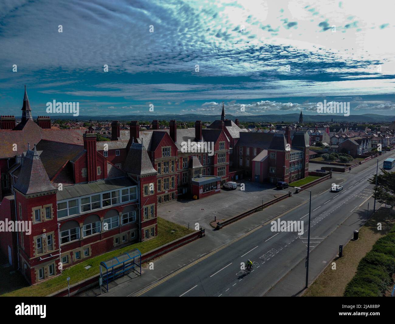 Royal alexandra hospital outpatients department drone aerial hi-res ...