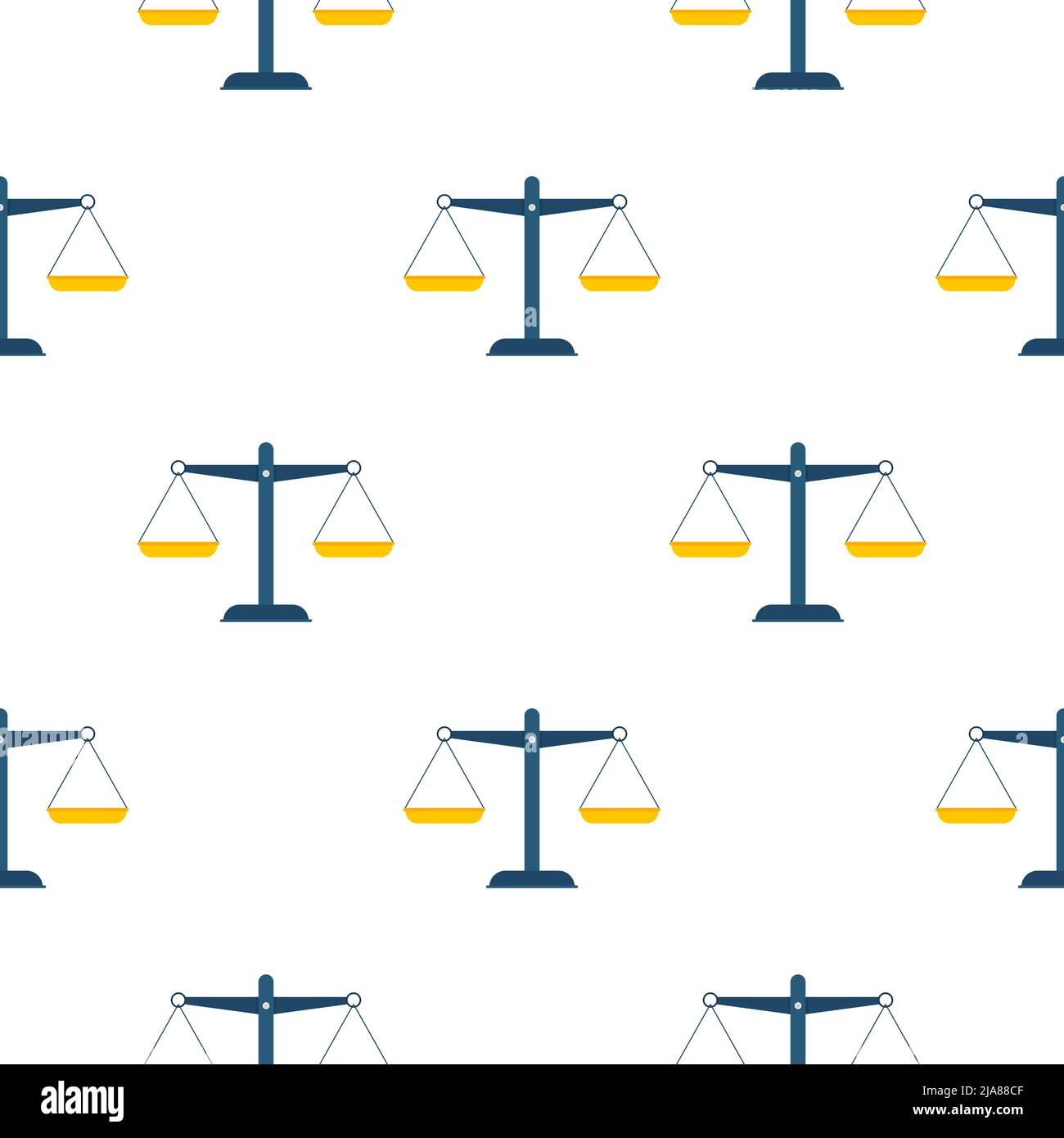 Scales icon pattern. Libra isolated on white background. Vector stock ...