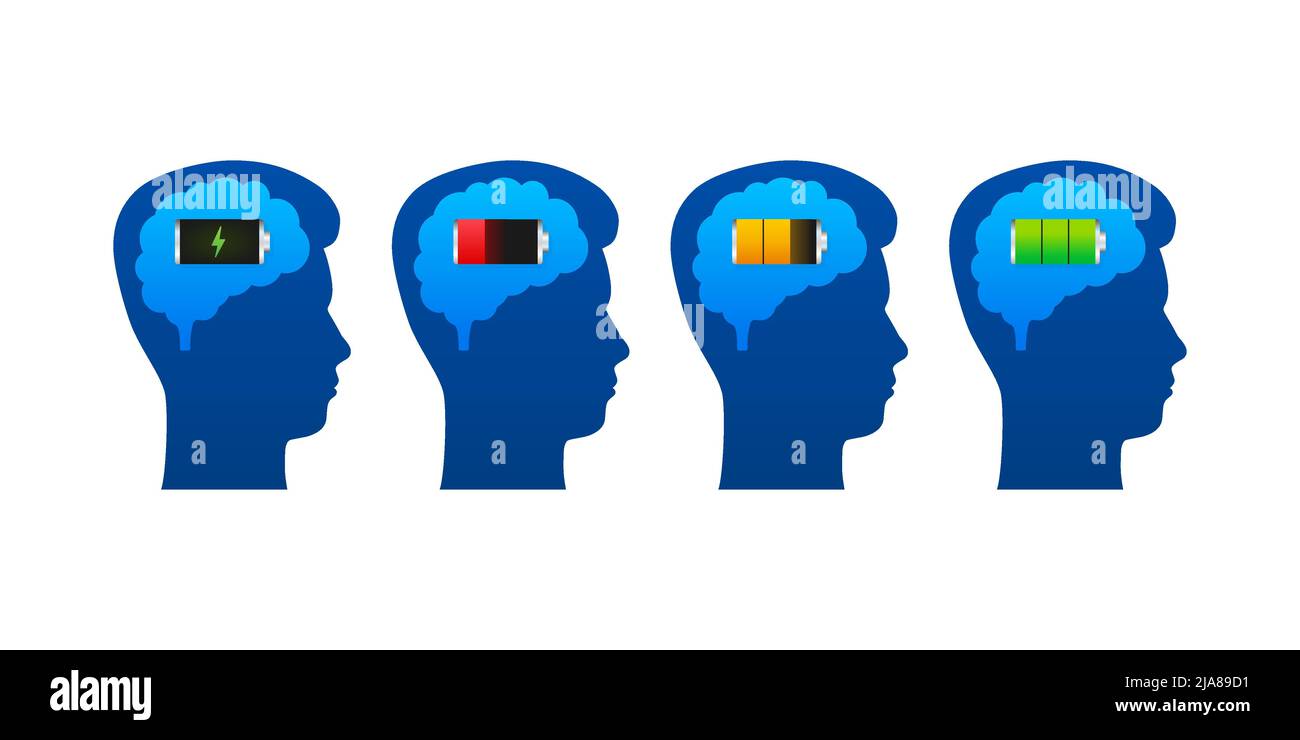 Brain, think loading concept with idea processed on a lightbulb bar ...