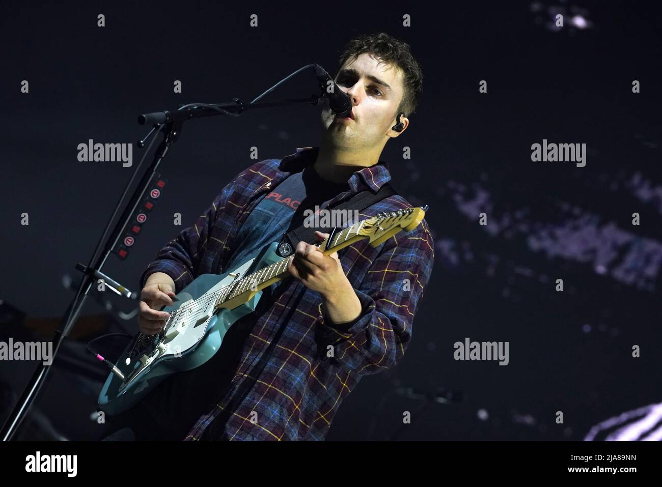 Sam Fender performs on the future stage during BBC Radio 1's Big ...