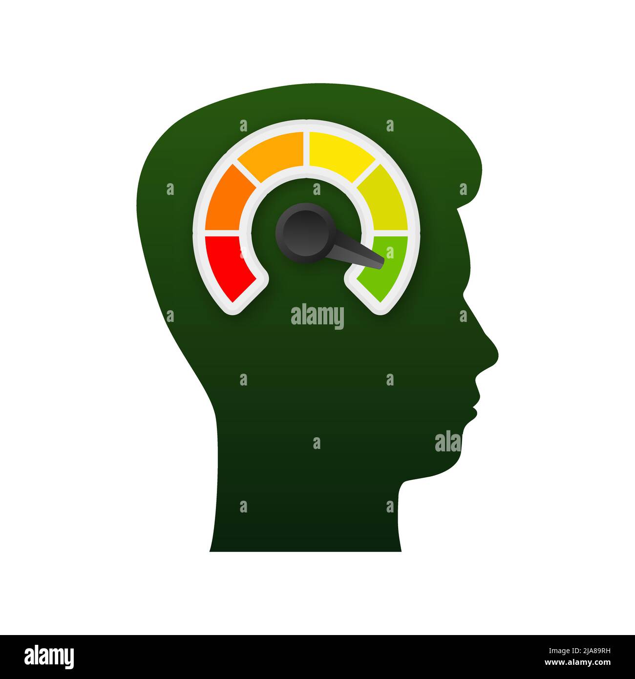 Medical stress test head Stock Vector Images - Alamy
