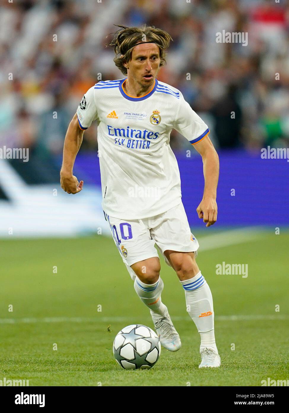 Paris, France. 28th May, 2022. Luka Modric of Real Madrid during the ...