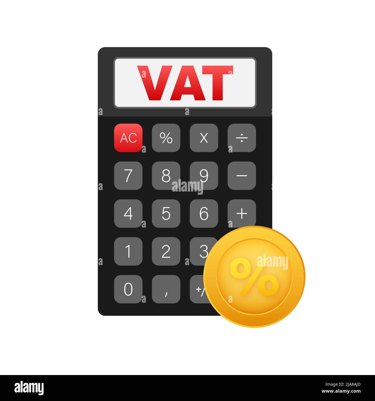Value added tax rate Stock Vector Images - Alamy