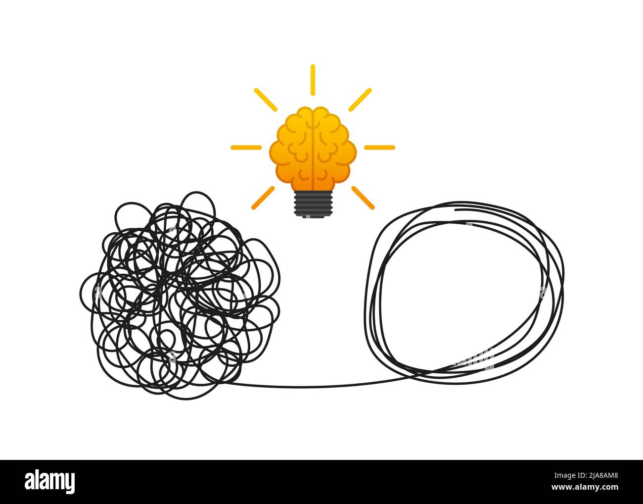 Complex think, idea, great design for any purposes. Vector illustration ...
