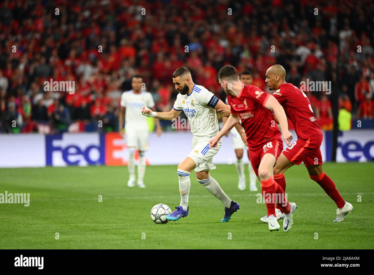 The UEFA Champions League final between Liverpool FC and Real Madrid at ...
