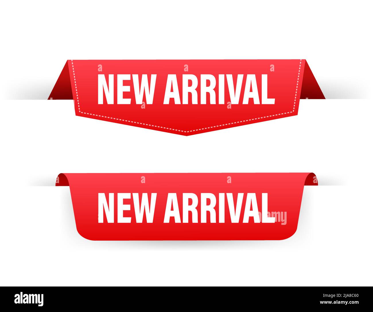 New arrival. Information poster brochure. Promotion sign. Banner ...
