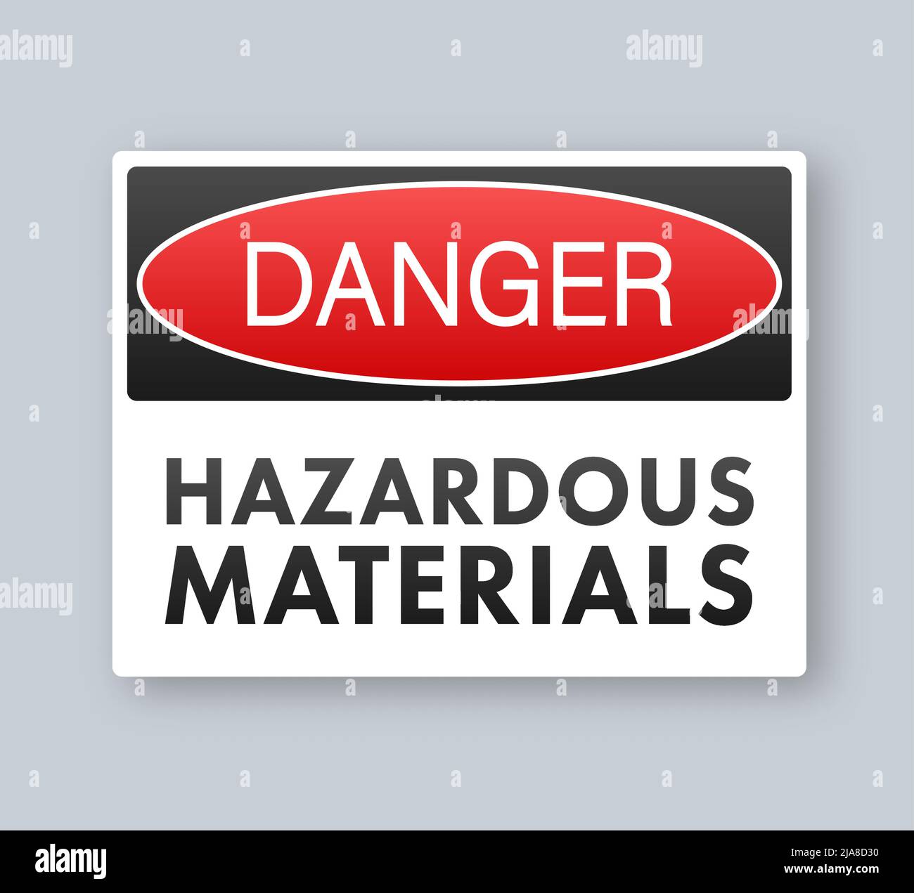 Hazardous materials sign, great design for any purposes. Vector ...