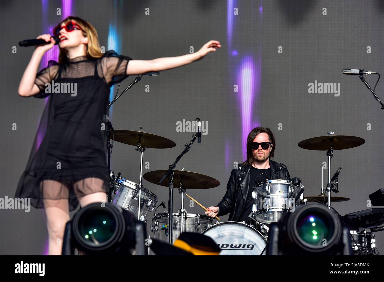 Napa, California, USA. 27th May, 2022. Lauren Mayberry of the band ...