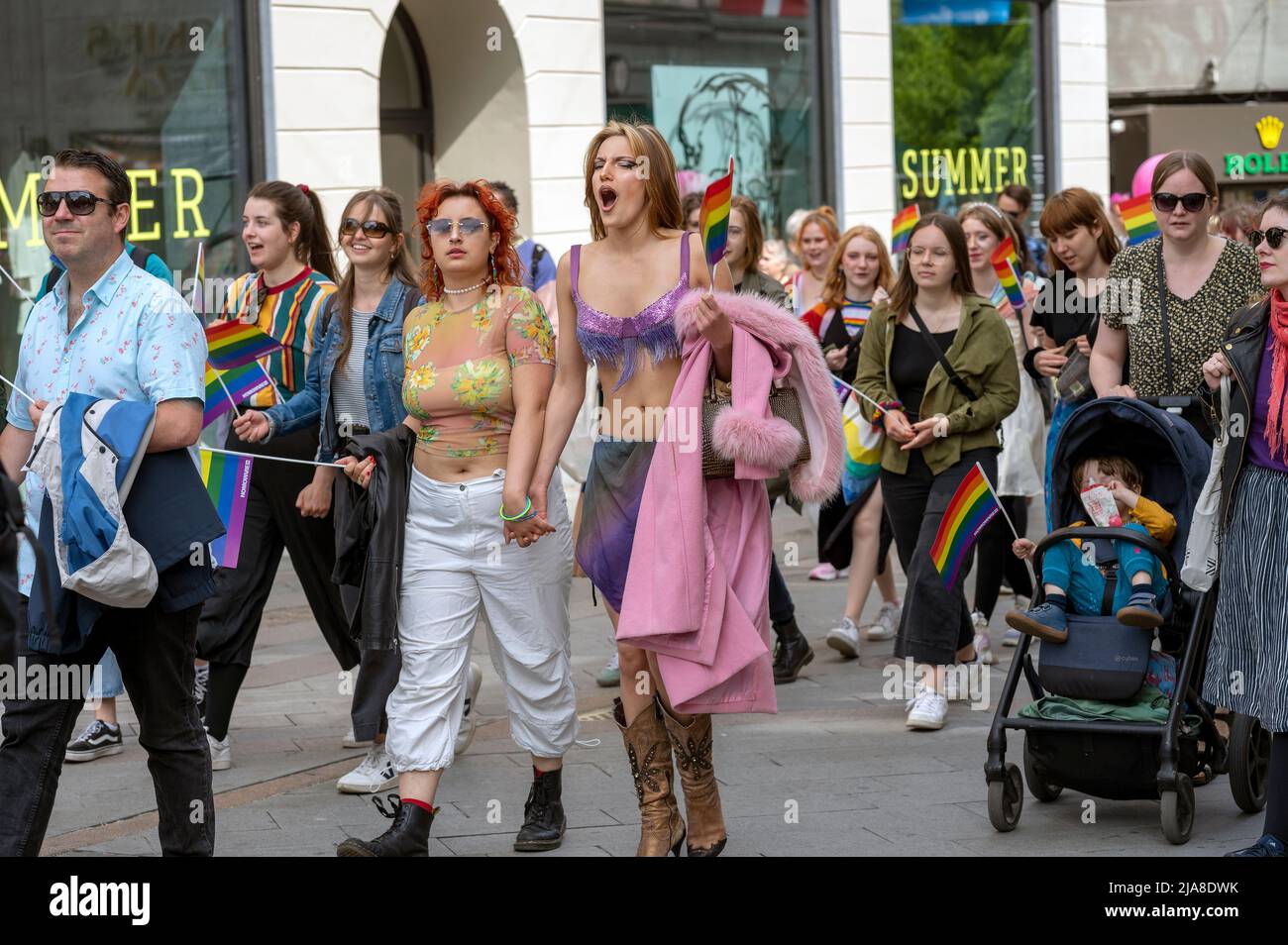 Aarhus pride parade 2022 on 28 May 2022 in Aarhus, Denmark Stock Photo ...