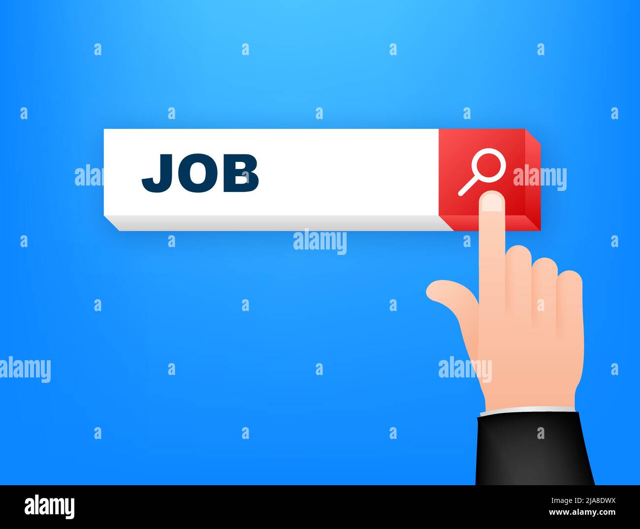 Job recruiting, great design for any purposes. Search icon vector. Job ...