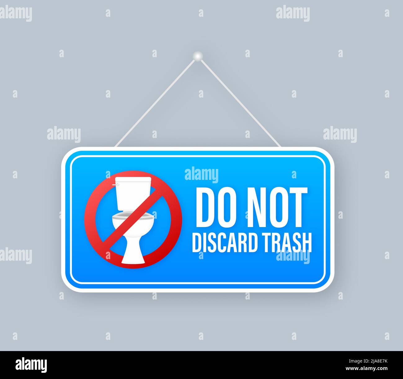 Dont flush it Stock Vector Images - Alamy