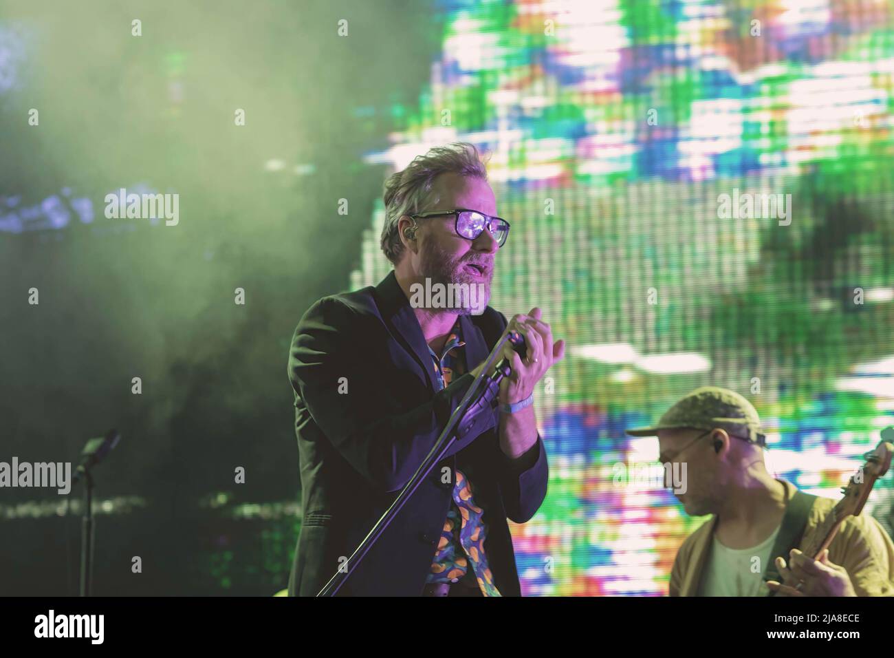 Matt Berninger of The National Rock band performs live on stage during ...