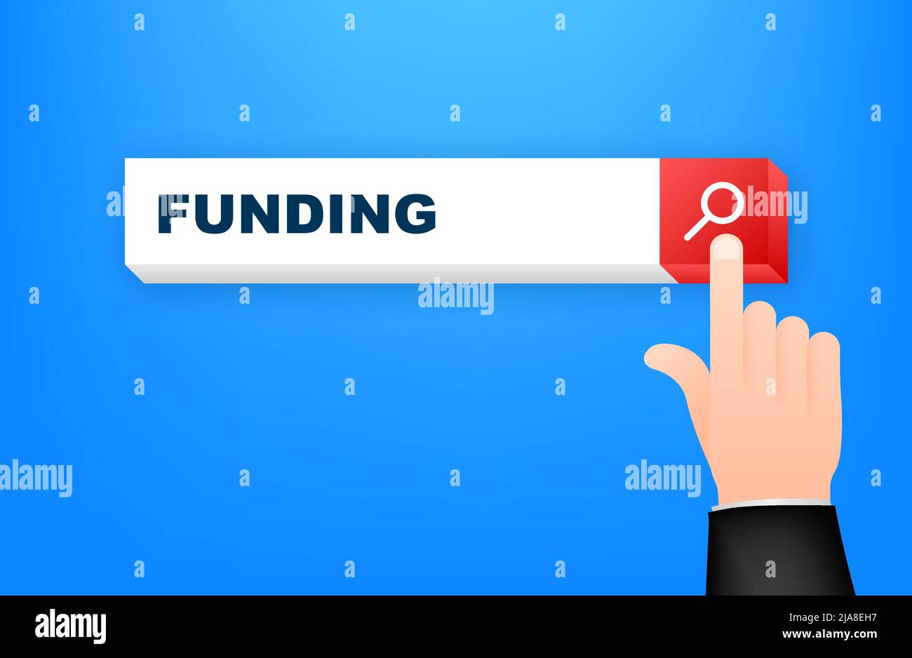 Cartoon funding for concept design. Cartoon people vector illustration ...