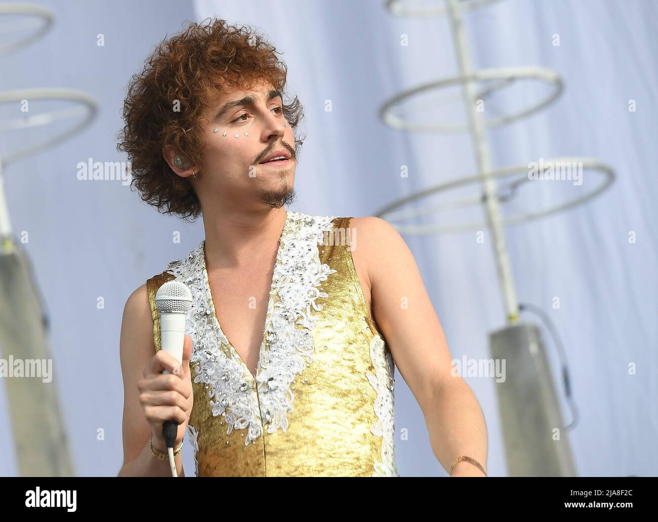 Greta Van Fleet - Josh Kiszka performs during the 2022 BottleRock Napa ...