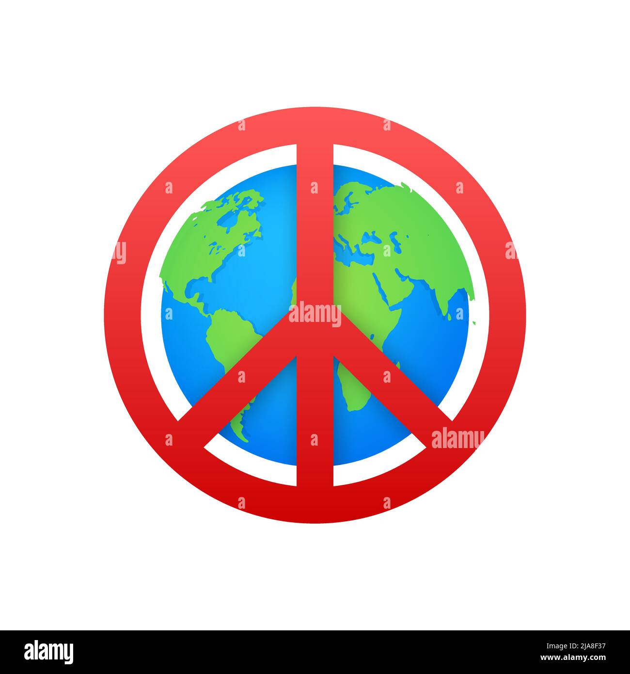 Peace world sign, great design for any purposes. Flat vector ...