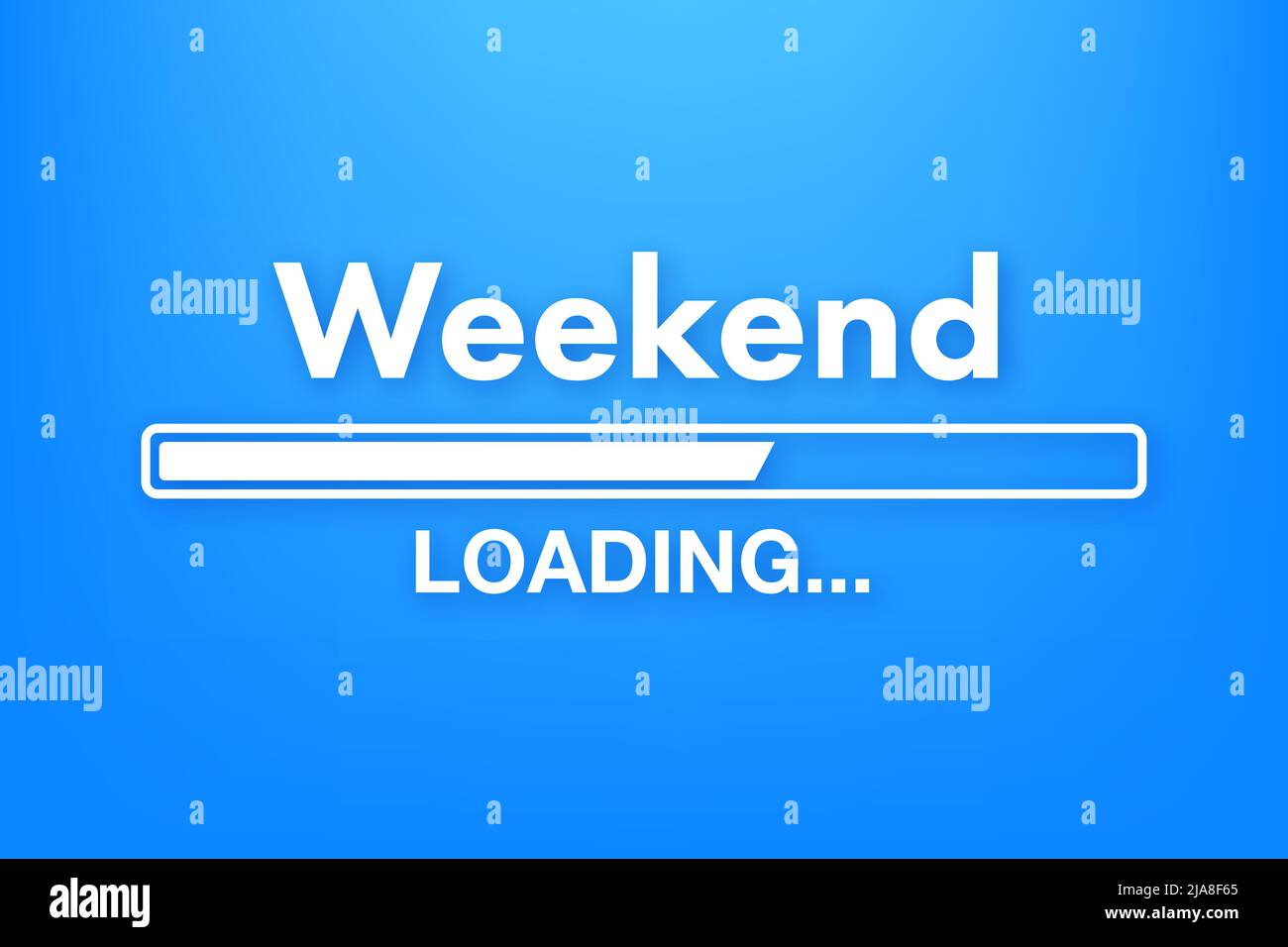 Cartoon weekend loading for print design. Black friday. Holiday ...