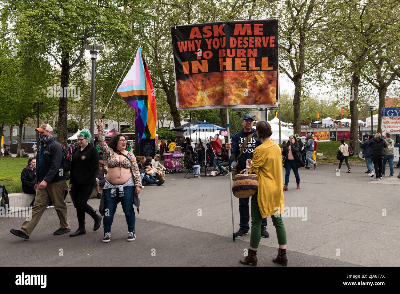 Seattle street food festival hi-res stock photography and images - Alamy