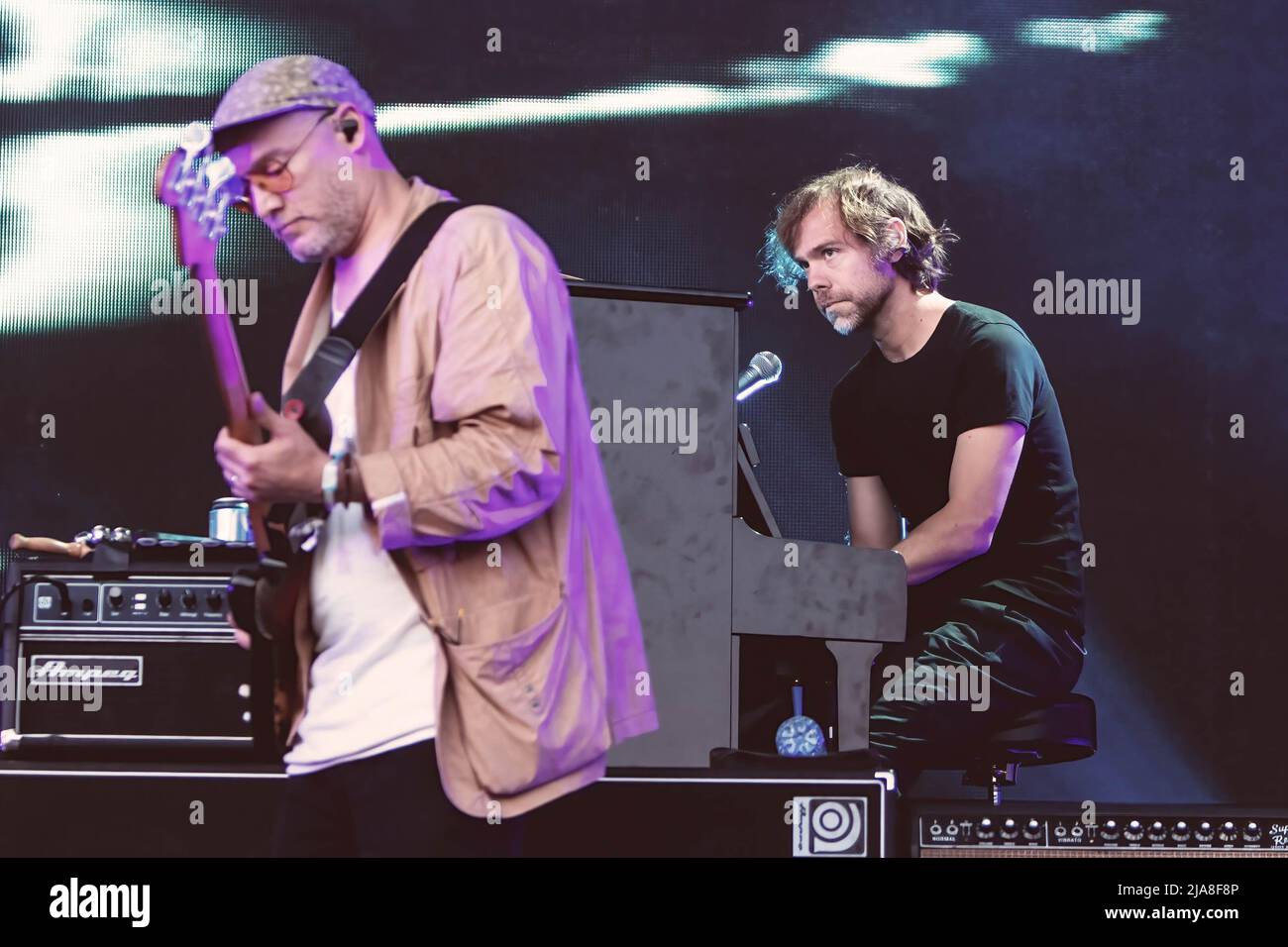 Aaron Dessner of The National Rock band performs live on stage during ...