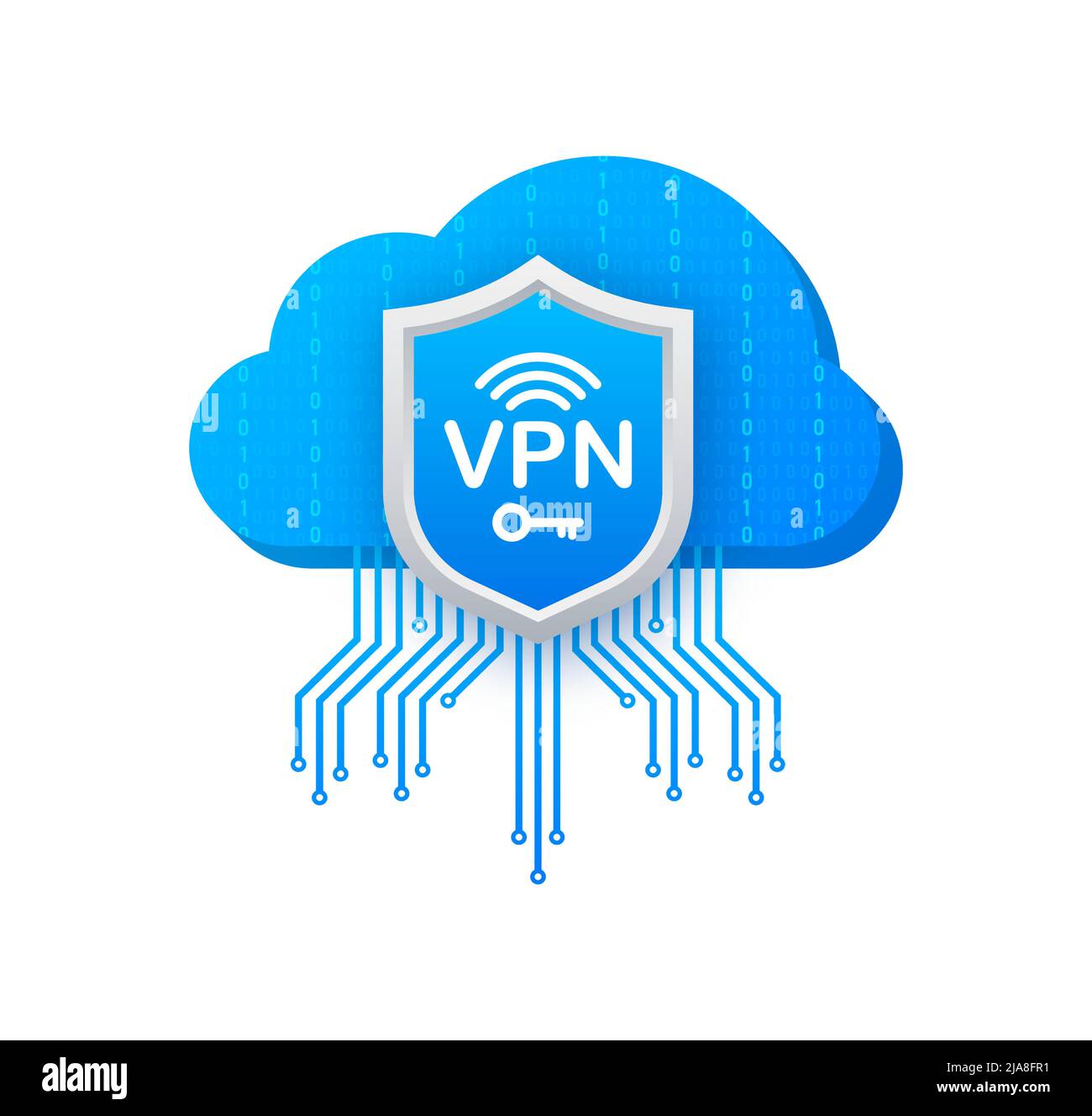 Secure VPN connection concept. Virtual private network connectivity ...