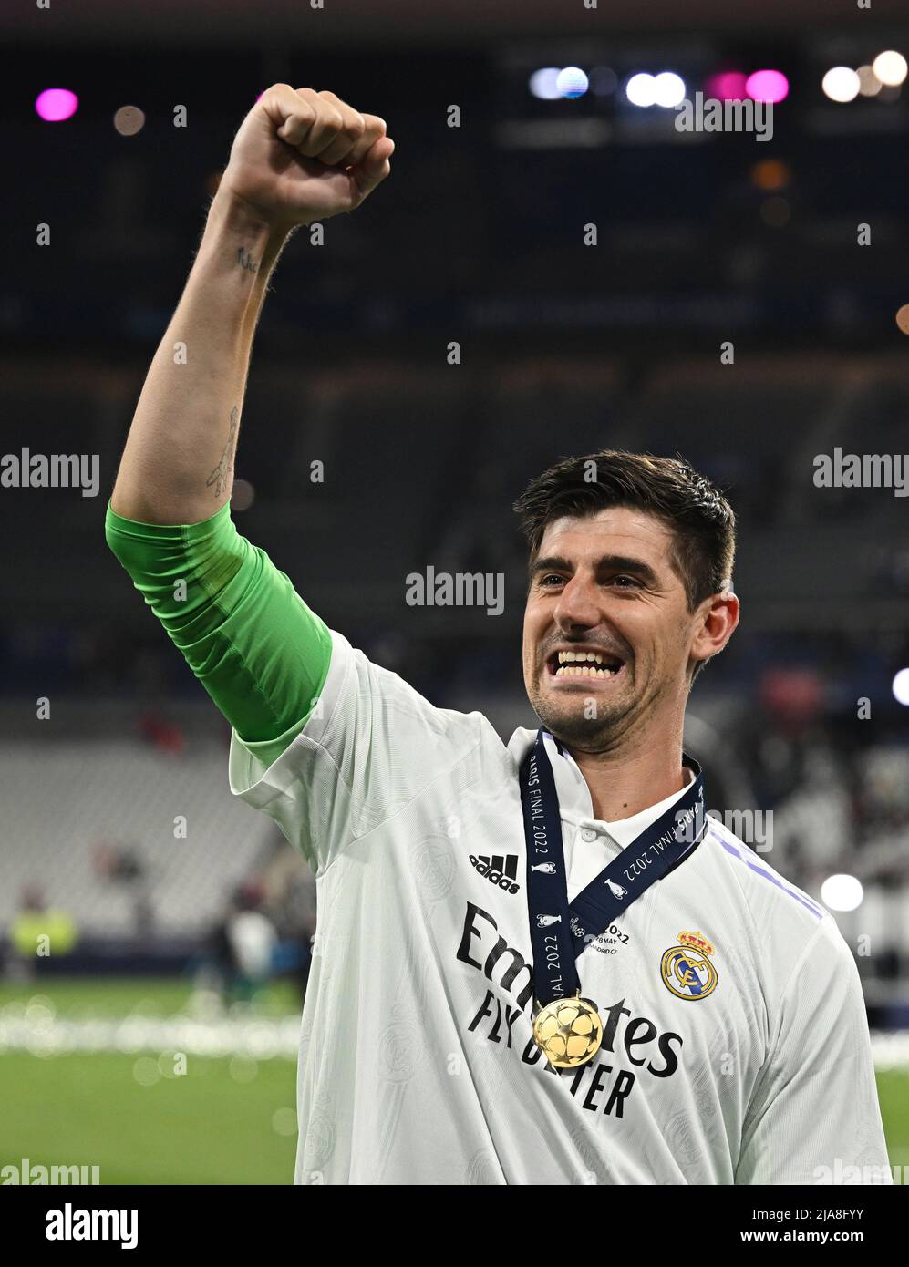 Courtois madrid celebrates hi-res stock photography and images - Alamy