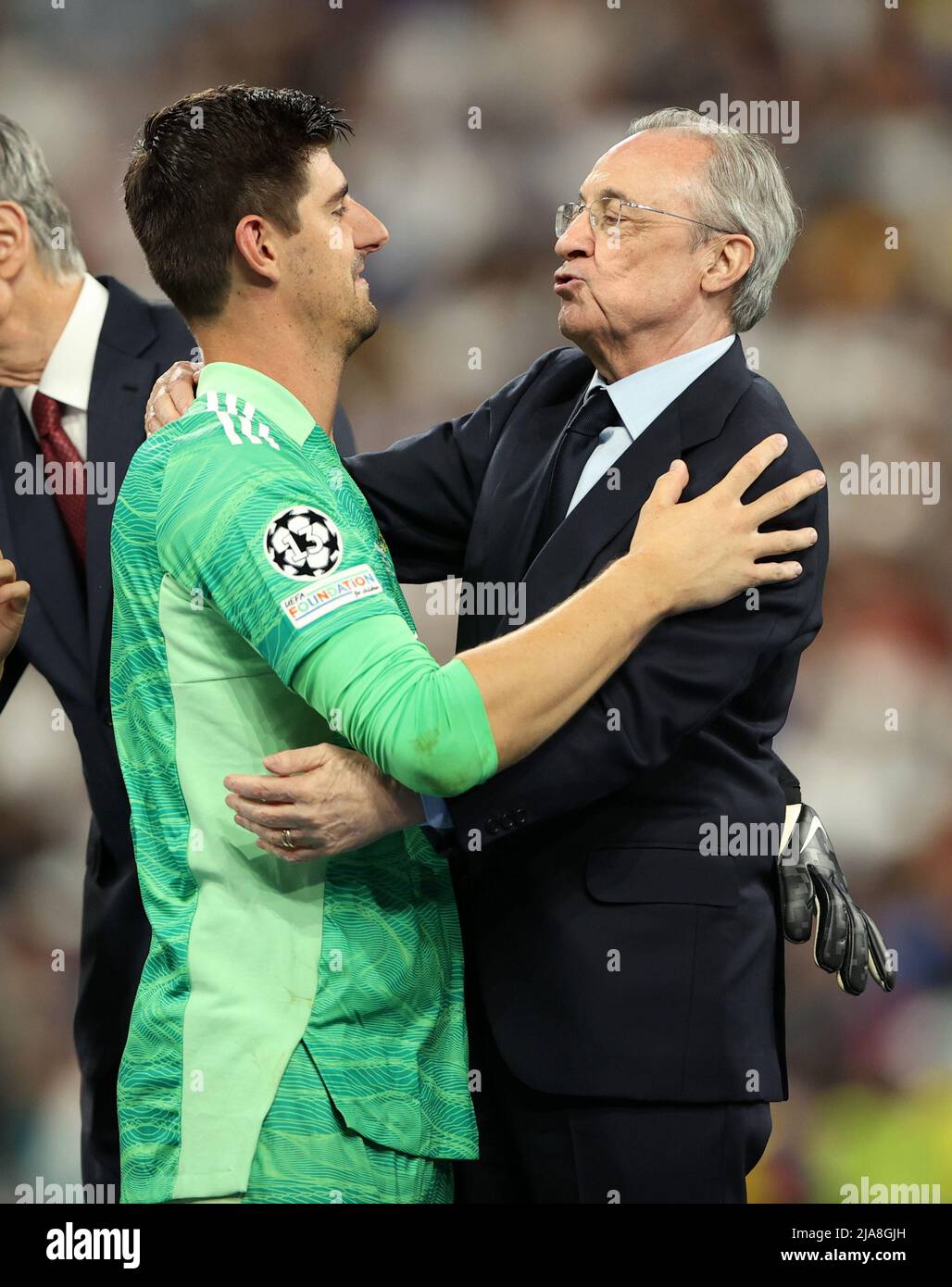 Courtois champions league trophy hi-res stock photography and images - Alamy