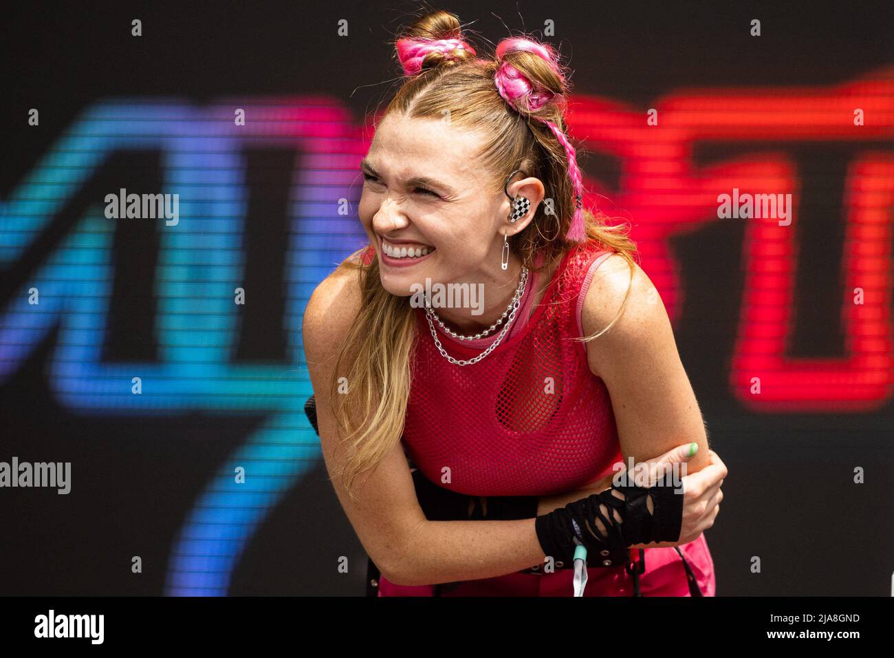 MisterWives - Mandy Lee performs during the 2022 BottleRock Napa Valley ...