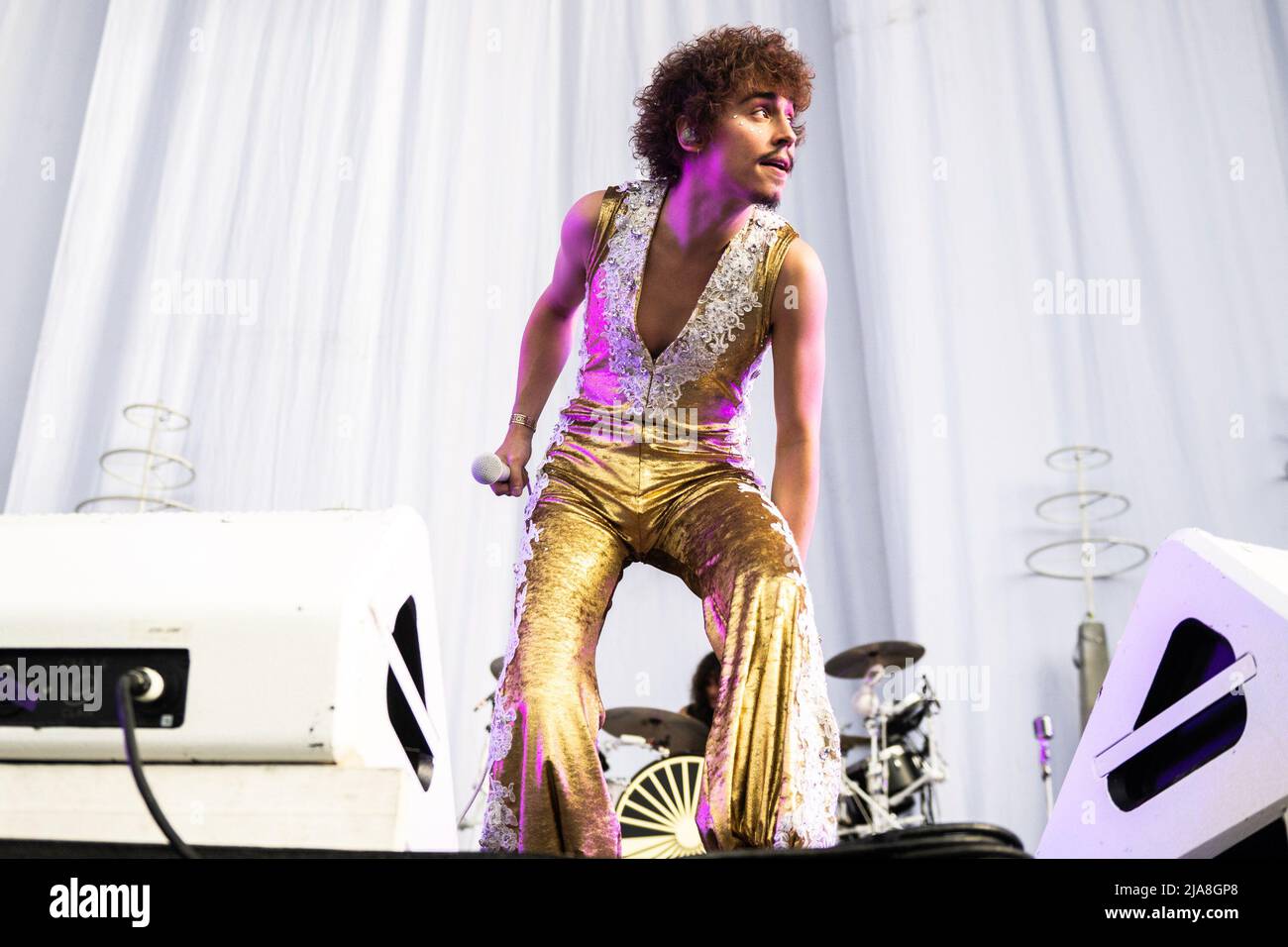 Josh Kiszka of Greta Van Fleet performs during the 2022 BottleRock Napa ...