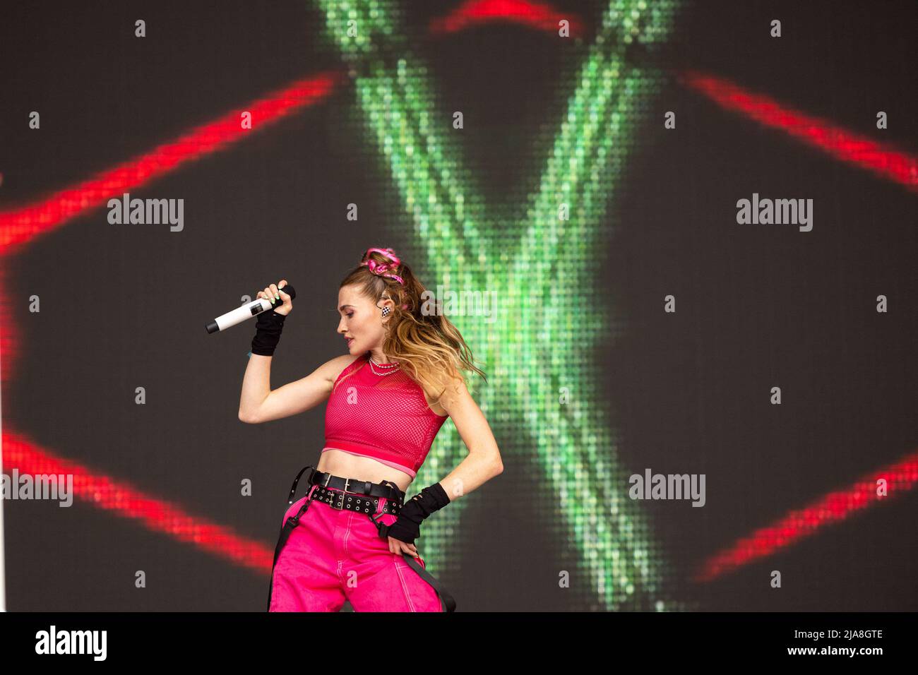 MisterWives - Mandy Lee performs during the 2022 BottleRock Napa Valley ...