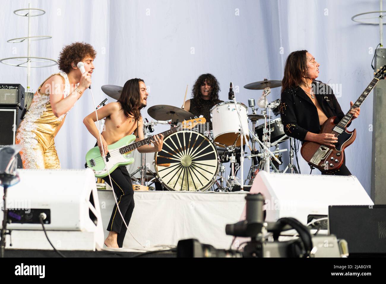Napa, USA. 27th May, 2022. Greta Van Fleet - Sam Kiszka, Danny Wagner ...