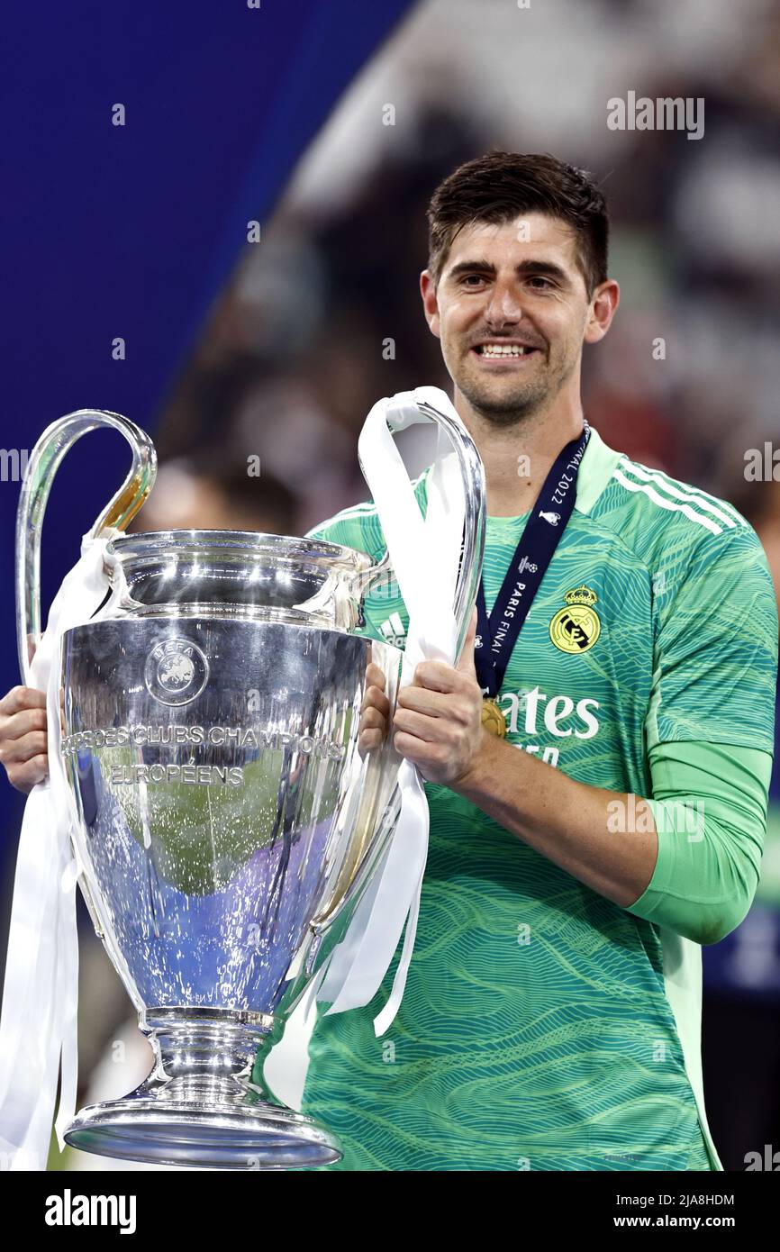 Paris, France. 28th May, 2022. PARIS - Real Madrid goalkeeper Thibaut ...