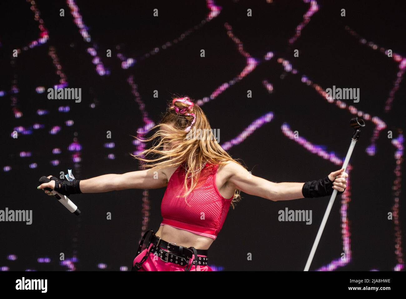 MisterWives - Mandy Lee performs during the 2022 BottleRock Napa Valley ...