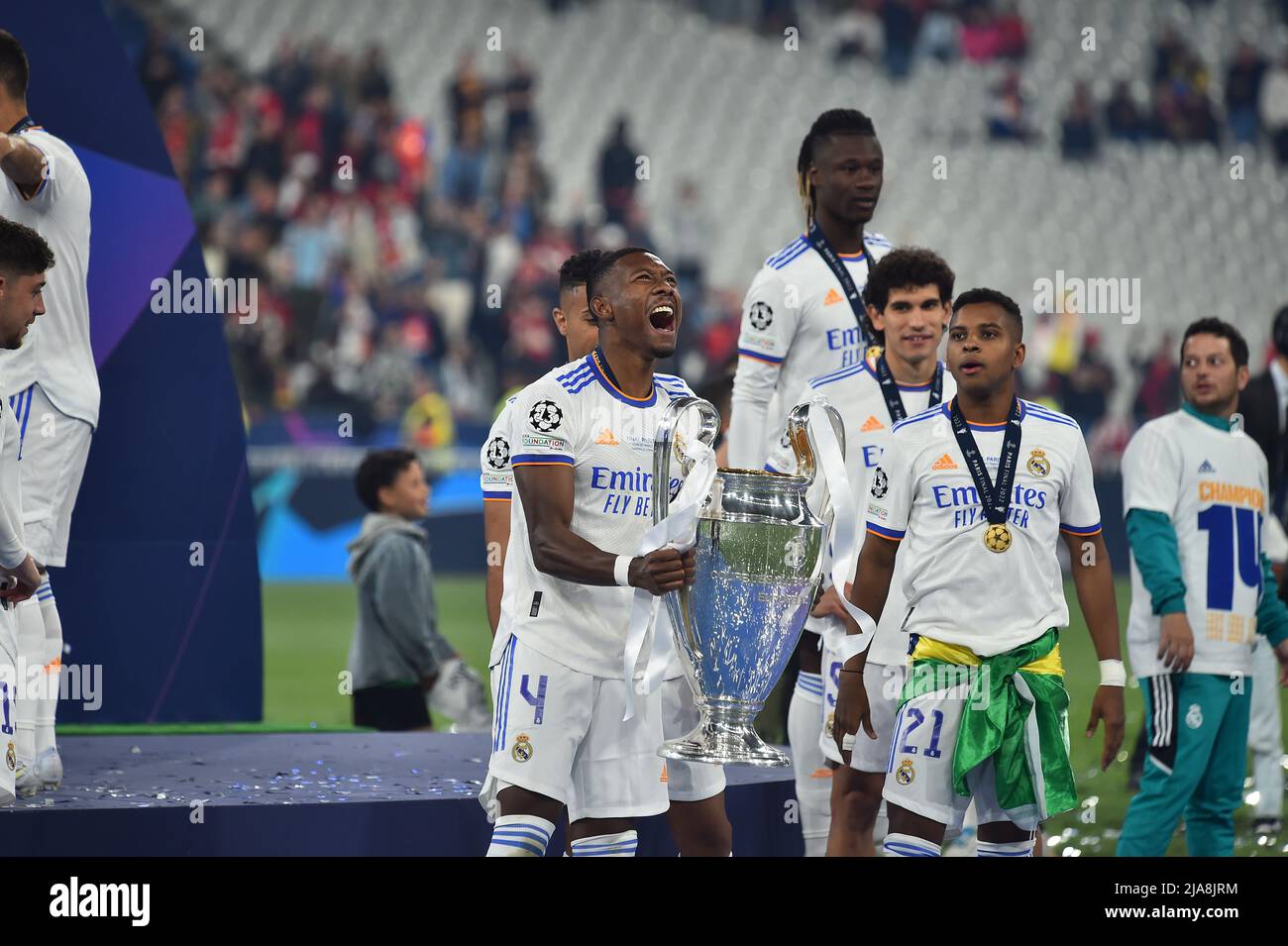 David alaba champions league trophy hi-res stock photography and images ...