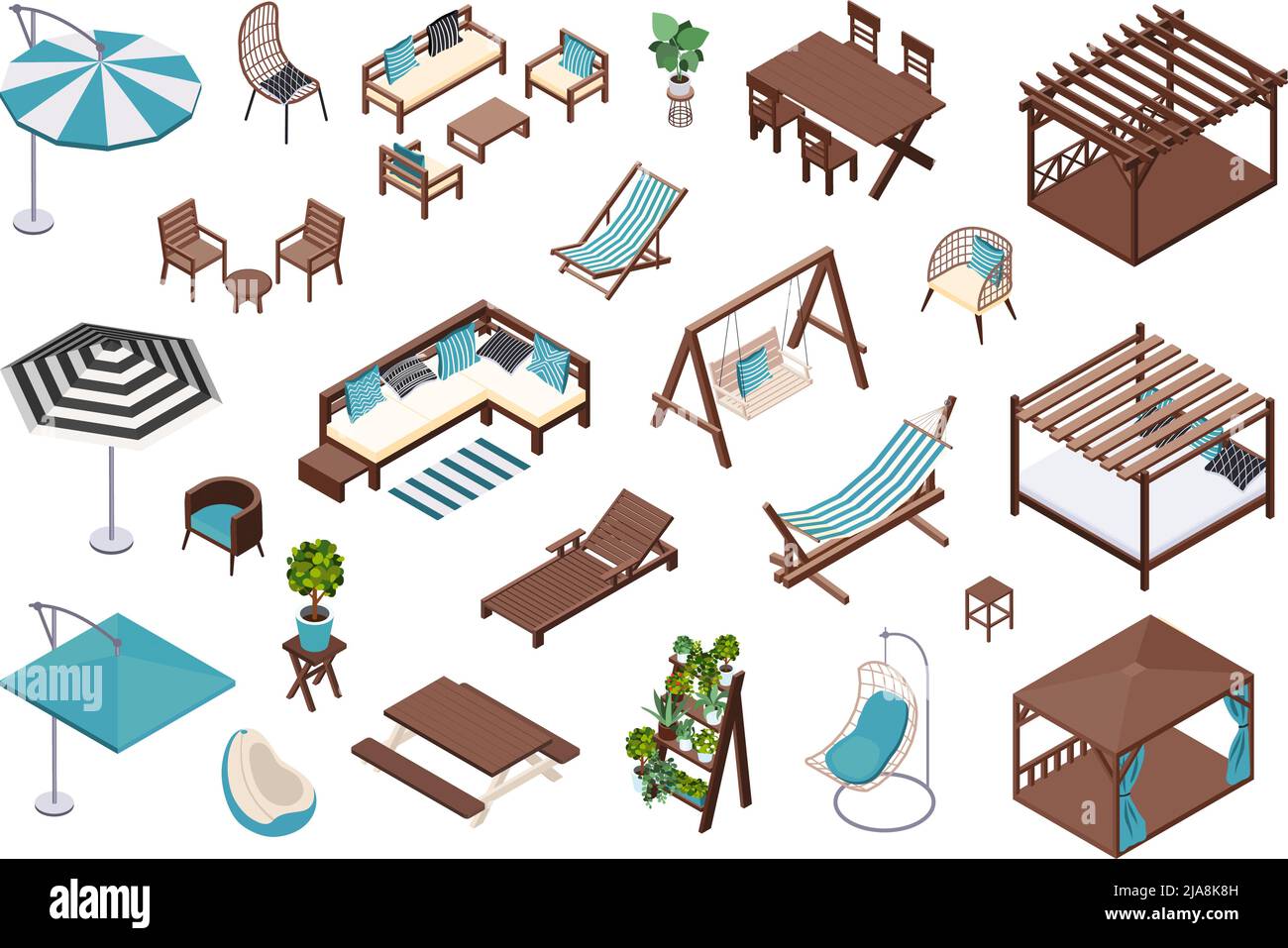 Canopy of tree tops Stock Vector Images - Alamy