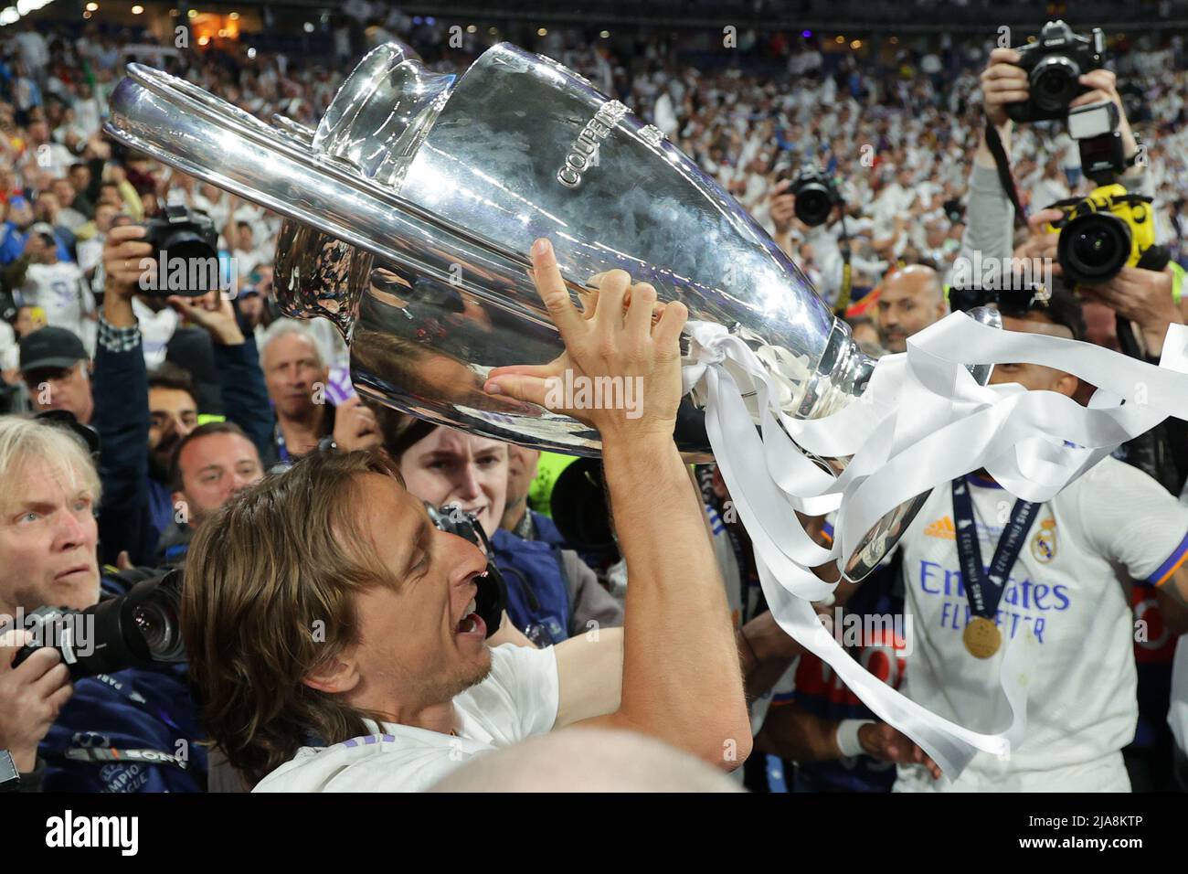 Modric trophy uefa hi-res stock photography and images - Alamy