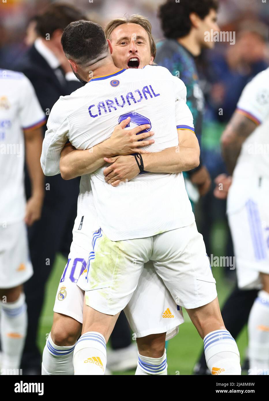 Luka modric celebrate hi-res stock photography and images - Alamy
